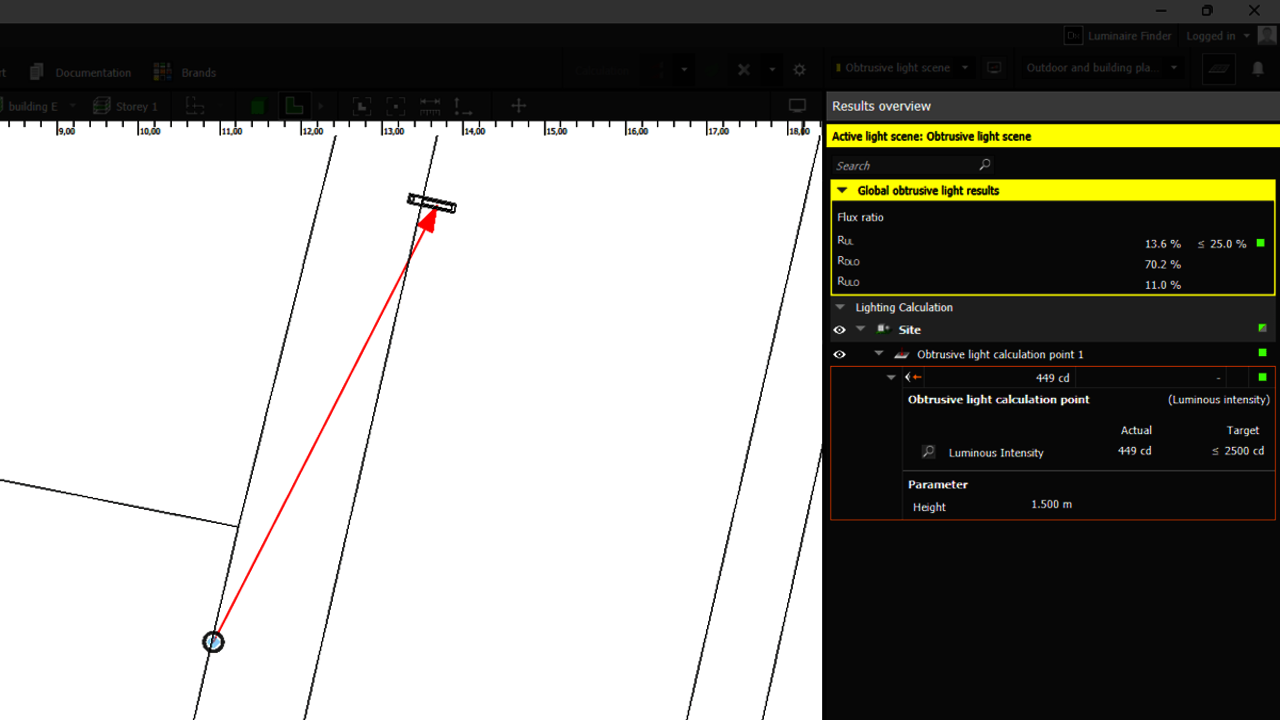 Avoid Light Immission – Targeted Lighting Design with DIALux evo 13.1